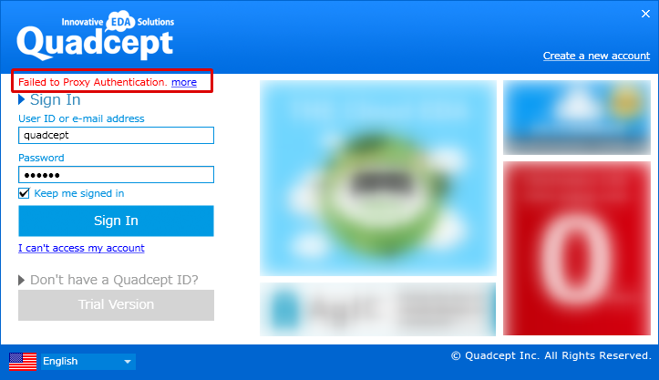 Quadcept Maintenance - Config Setting